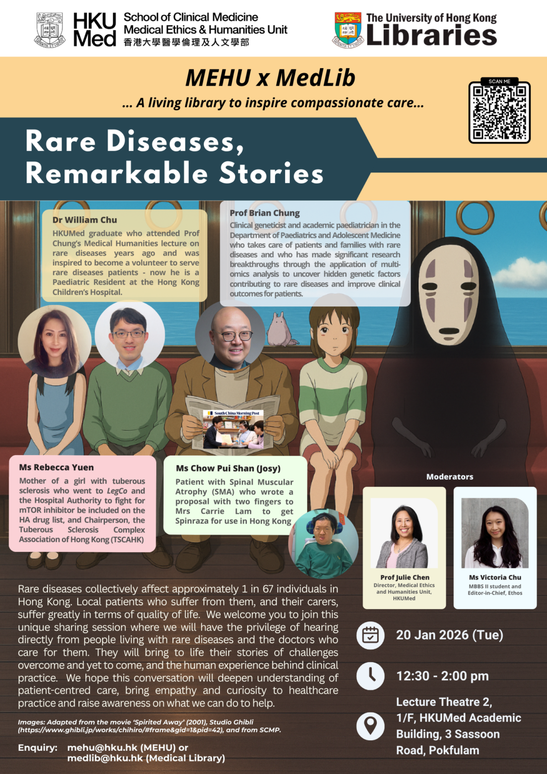 Rare Diseases, Remarkable Stories (MEHU x MedLib) – HKU MEHU